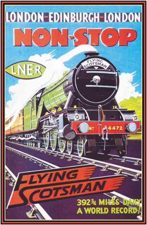 Signage - Flying Scotsman (1934) - Classic Metal Sign for sale in ...