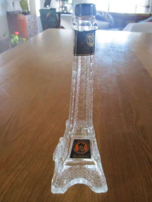 Bottles - COLLECTABLE EIFFEL TOWER RICHELIEU BRANDY BOTTLE - 25CM TALL ...