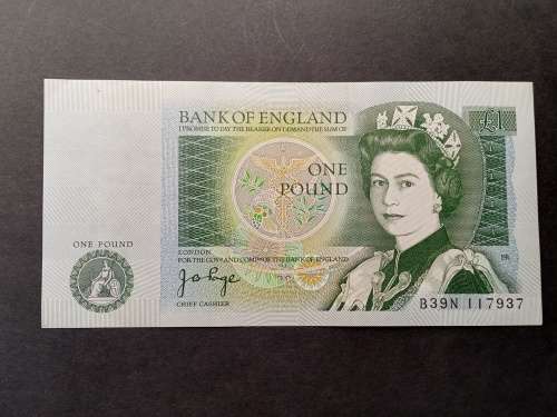 Europe & Great Britain - One pound note Isaac Newton Bank of England ...
