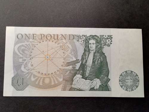 Europe & Great Britain - One pound note Isaac Newton Bank of England ...