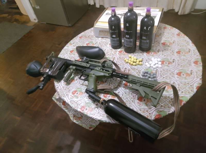 Guns & Markers - Tippmann Chronus Tactical PaintballGun,Solid Ammo,Co2 ...