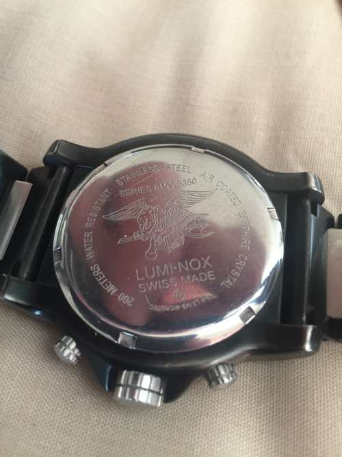 Men's Watches - Luminox Sea Dive Chrono 8150/8350 Mens Black Watch ...