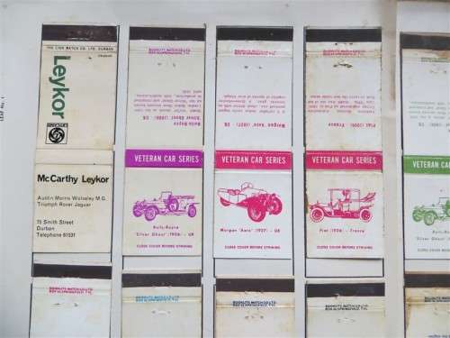 Smoking Accessories - Automotive Vintage Matchbox labels Collection ...