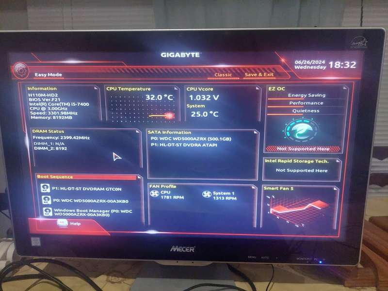 PC Desktops & All-in-Ones - Mecer i5-7400 All In One Pc was sold for ...