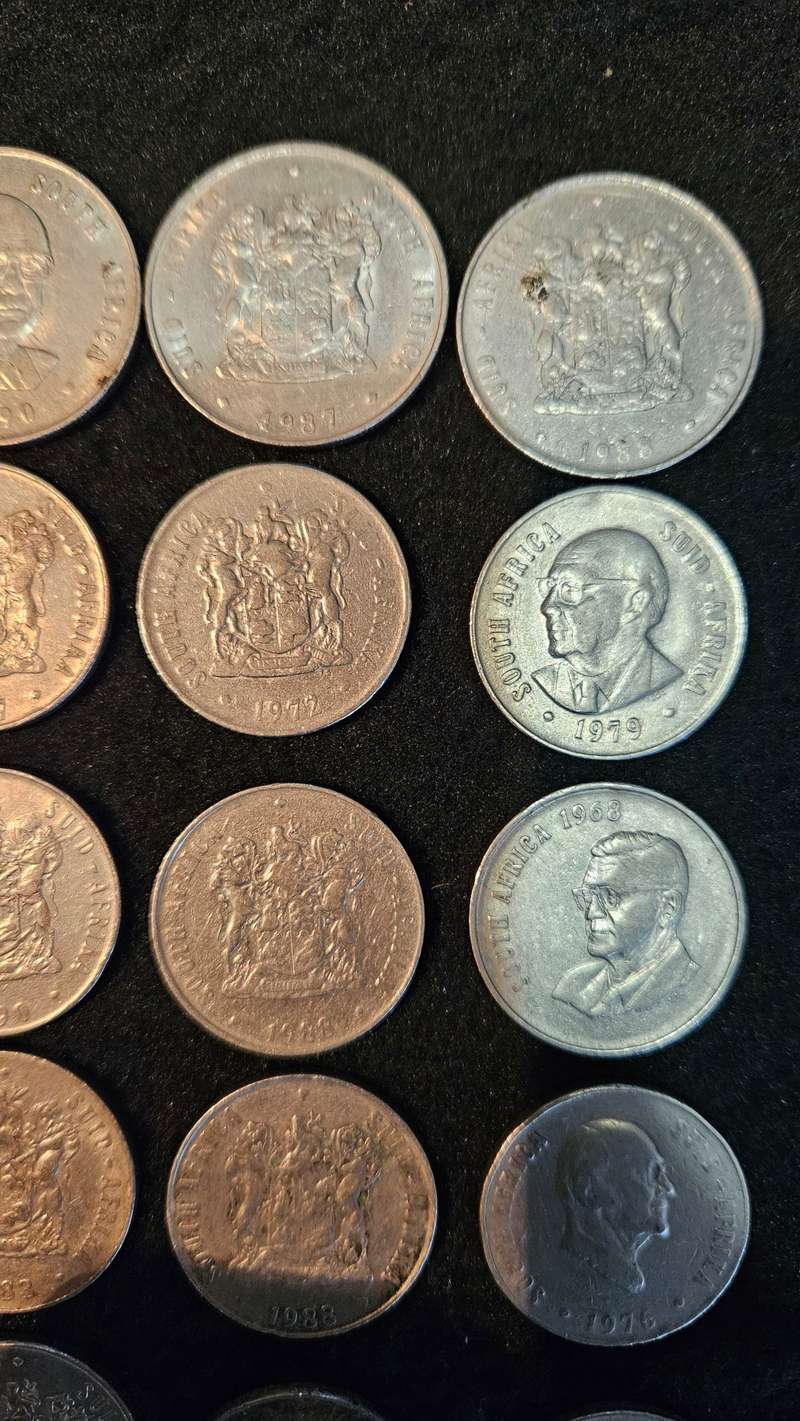 Collections & Lots - South African R1 Coins Plus 50 cent Coins was sold ...