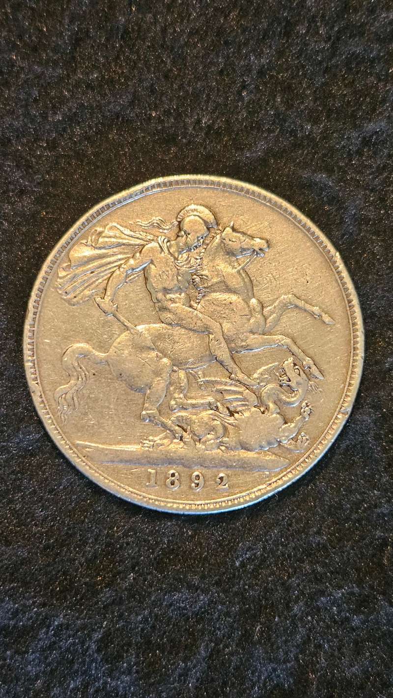 Numismatic collectables - 1892 British Silver Crown for sale in ...