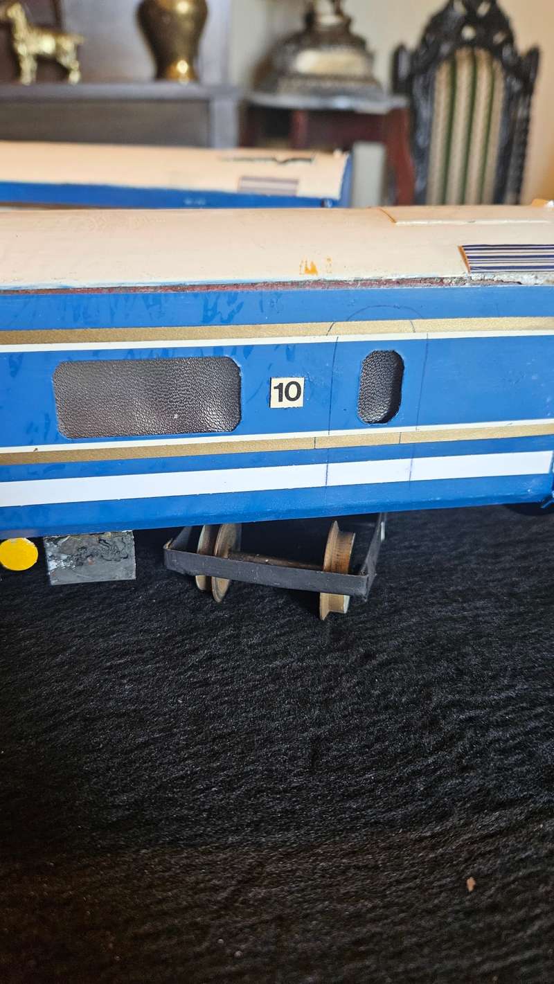 Train Sets - Vintage Blue Train Coaches was sold for 223.00 on 24 Jul ...