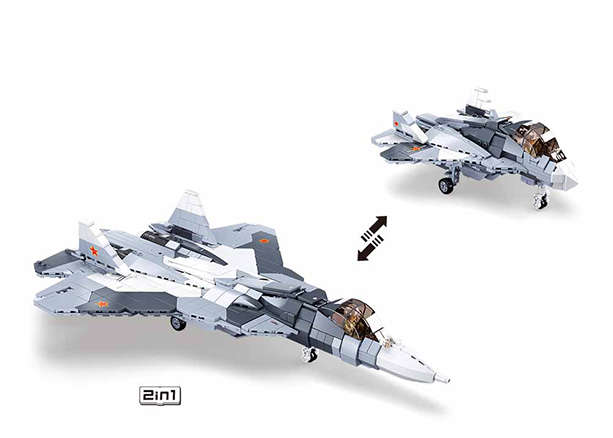 Other LEGO & Building Toys - Sluban Sukhoi Su-57 Stealth Fighter Jet ...