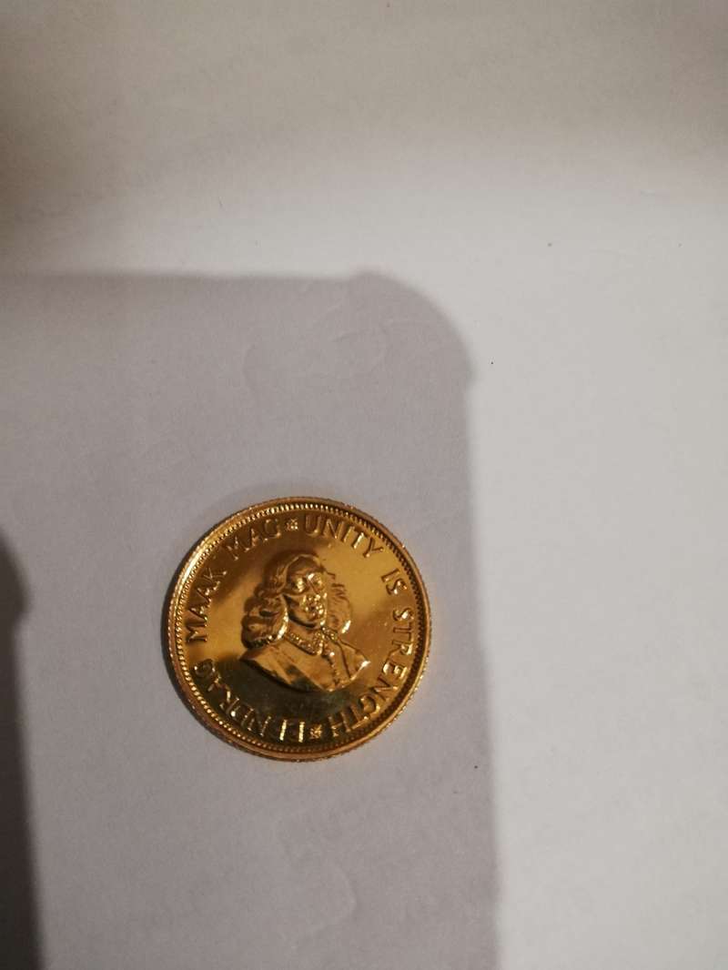 Gold & Bullion Coins - ** SOLID 22CT GOLD 1977 R2 PROOF COIN ** GOLD $ GOLD $ ** CRAZY CRAZY R1 ...