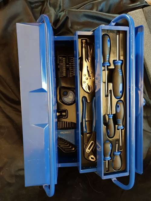 Tool Sets & Boxes - Complete Worksman toolbox with tools inside was ...