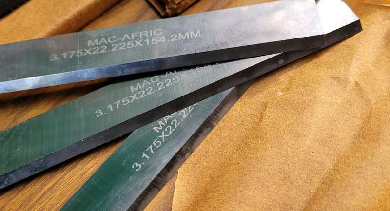 Saw Blades - Mac Afric Heavy Duty HSS Lathe Cut-Off Blades 3.175 x 22. ...