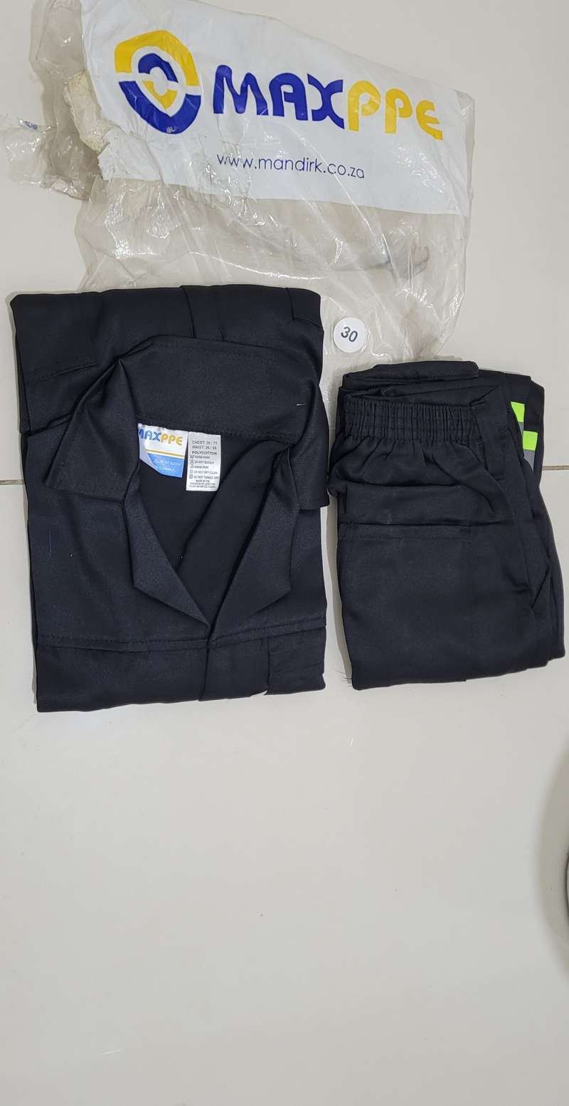 Other Clothing, Shoes & Accessories - MAX PPE Black 2-Piece Work Suit ...