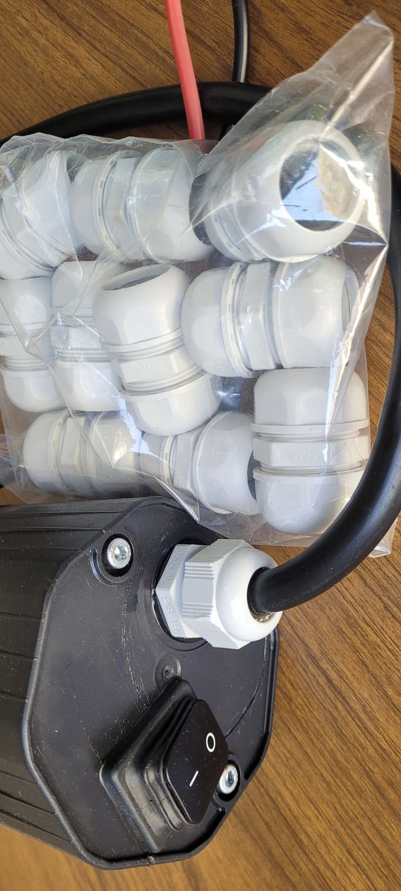 Wiring - Electrical Distribution Box PVC Fasteners M24 x 1.5 BLACK/GREY ...