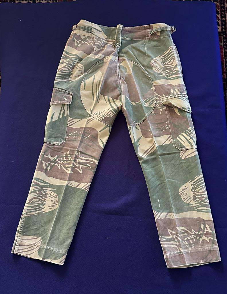 Uniforms - RHODESIAN ARMY CAMO TROUSERS, with Rear Padding and Waist ...