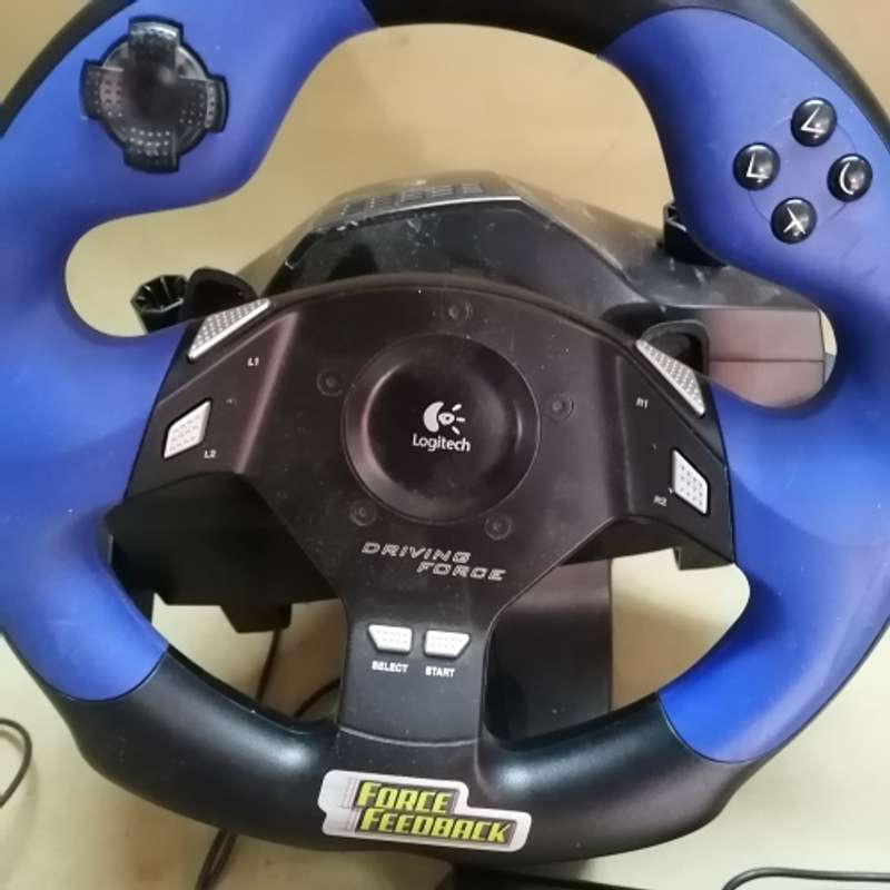 Controllers & Remotes - Logitech Driving Force Feedback ps2 Racing ...