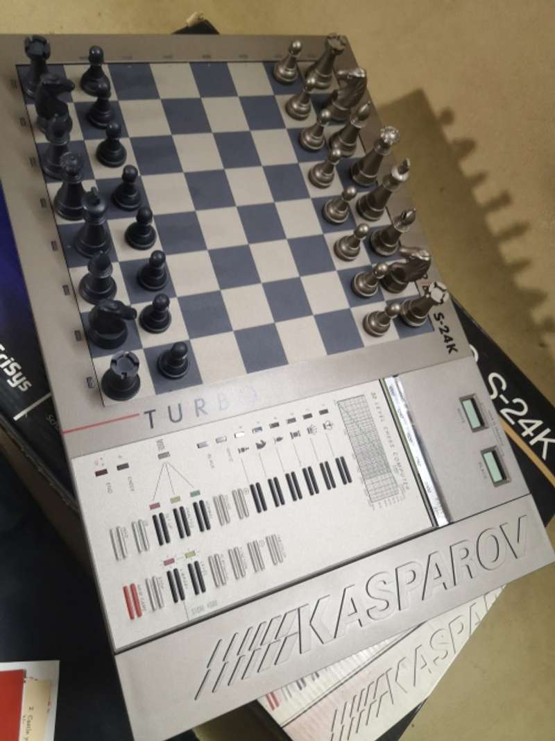 Chess, Draughts & Checkers - ORIGINAL VINTAGE KASPAROV TURBO S-24K ...