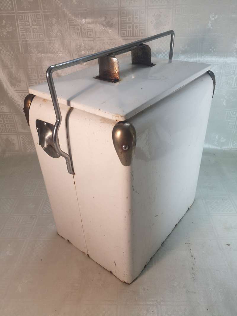 Bar Accessories - Magnificent Vintage Steel Peroni Italy Cooler Box ...