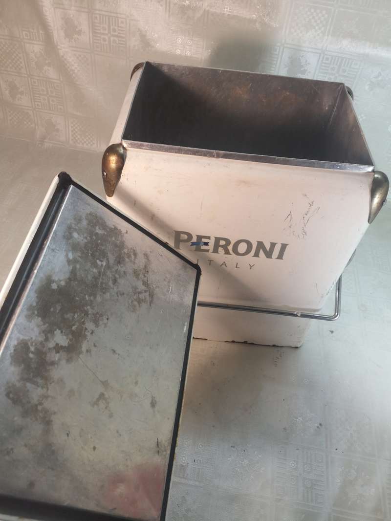 Bar Accessories - Magnificent Vintage Steel Peroni Italy Cooler Box ...