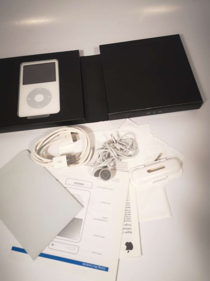 Apple iPods - IPOD CLASSIC 60GB 100% COMPLETE LIKE NEW IN BOX was sold ...