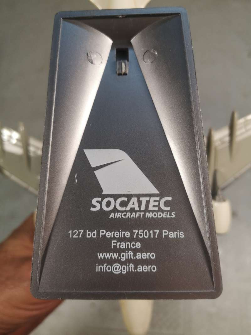 Flight - Large Socatec 1:250 Scale Airbus A380 Air France - Die Cast ...