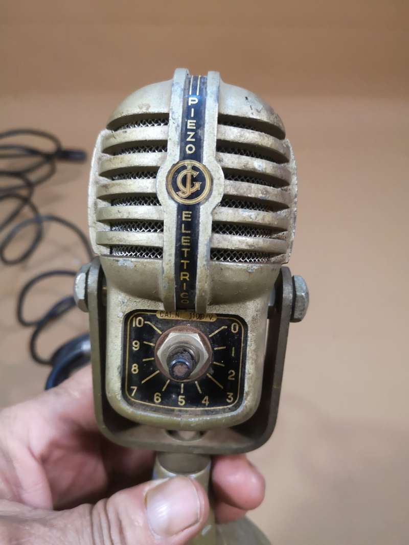 Microphones - VERY RARE!! ORIGINAL VINTAGE 1950'S PIEZO ELECTTRICO ...