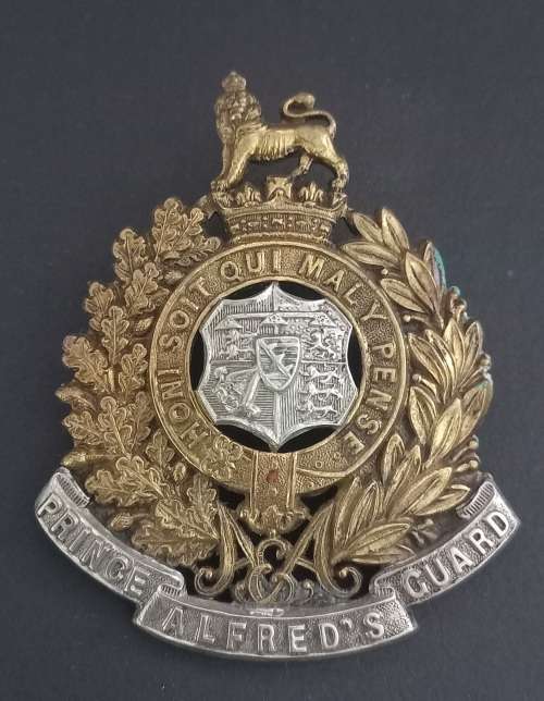 International Badges & Insignia - Prince Alfred`s Guard Bi-Metal Helmet ...