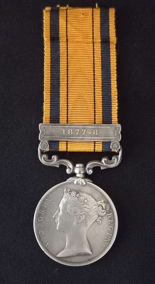 Boer War - RARE 1877 - 8 SOUTH AFRICA ZULU WAR MEDAL Awarded To: TPR ...
