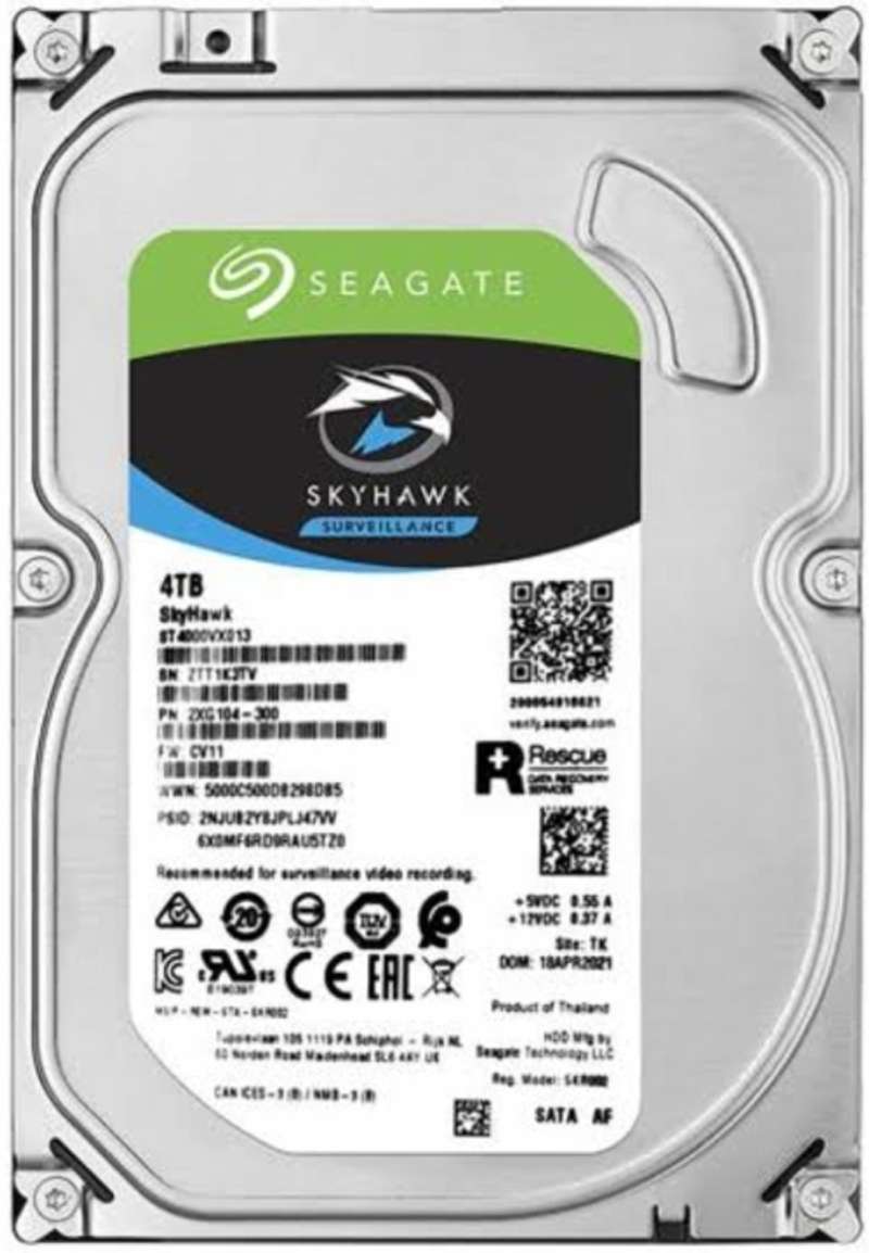 Internal Drives - 4TB Seagate Skyhawk st4000vx016 Surveillance 3.5-inch ...