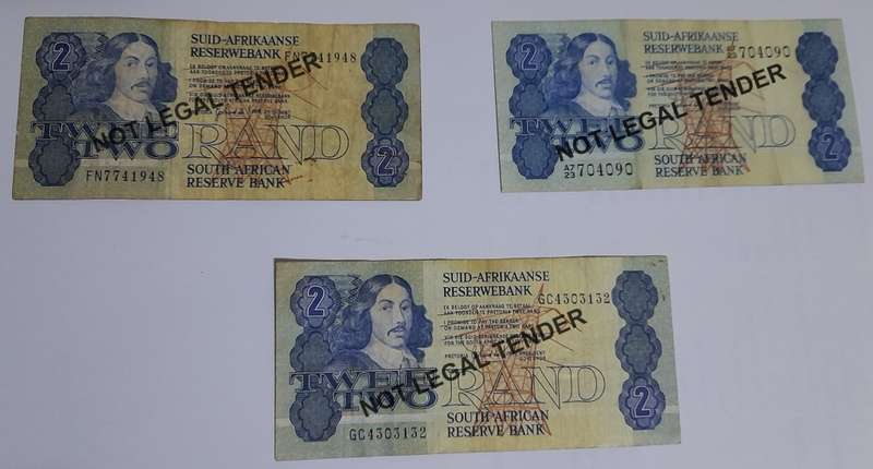 Other South African Bank Notes - MIX LOT OF SOUTH AFRICAN BANK NOTES ...