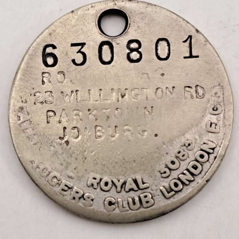 Other - Antique medallion the `Tail Waggers Club`, London England ... Other - Antique medallion the `Tail Waggers Club`, London England ...