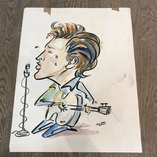 Drawings - Tony Grogan caricatures of Victoria Park Staff 1963 ...