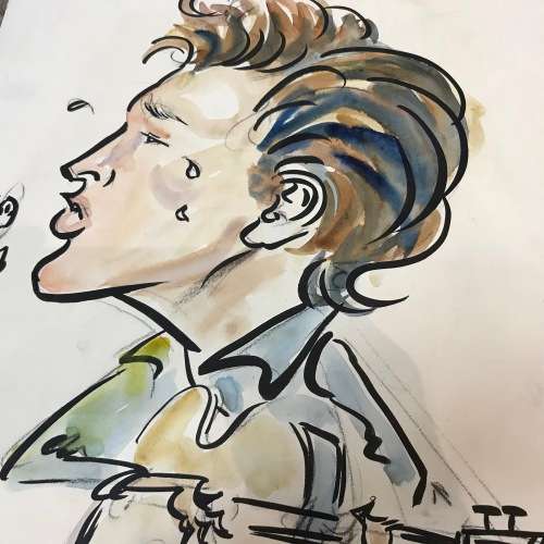 Drawings - Tony Grogan caricatures of Victoria Park Staff 1963 ...