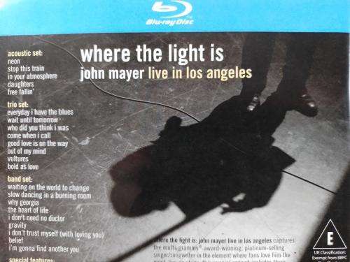 Blues - Blu-ray - John Mayer Where The Light is Live In Los Angeles for ...