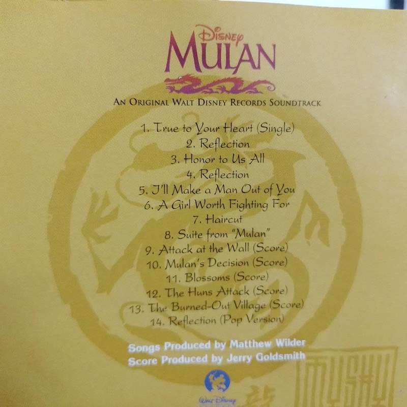 Soundtrack & Theatre - CD - Disney Mulan - An Original Walt Disney ...