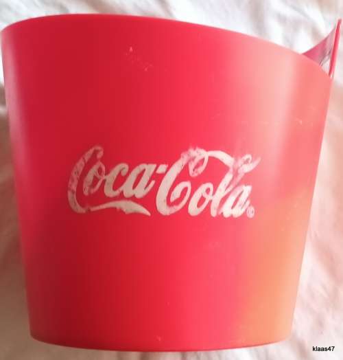 Ice Buckets - Plastic Coca-Cola Ice Bucket with bottle opener for sale ...