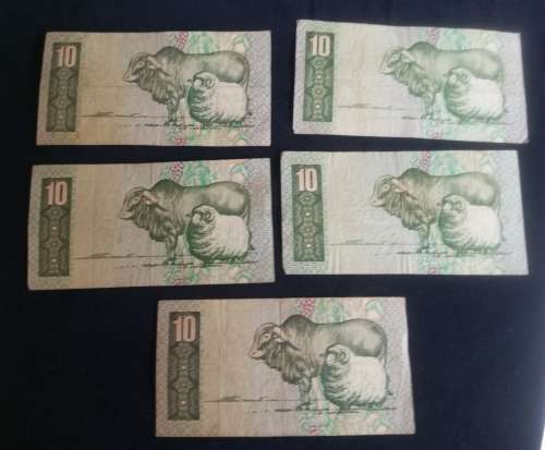 GPC de Kock - 5 Gerhard de kock R10 notes for sale in Johannesburg (ID ...