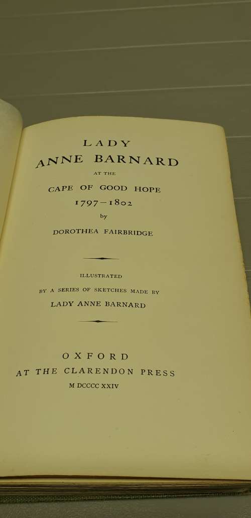 Africana - Lady Anne Barnard at the Cape of Good Hope 1797 - 1802 by ...