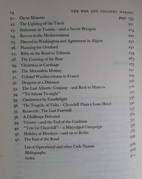 Books - The War and Colonel Warden - Author: Gerald Pawle was listed ...