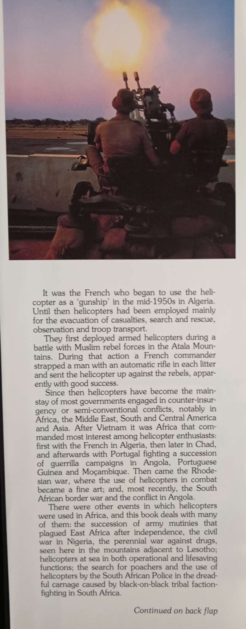 Books - The Chopper Boys: Helicopter Warfare in Africa by Al J Venter ...