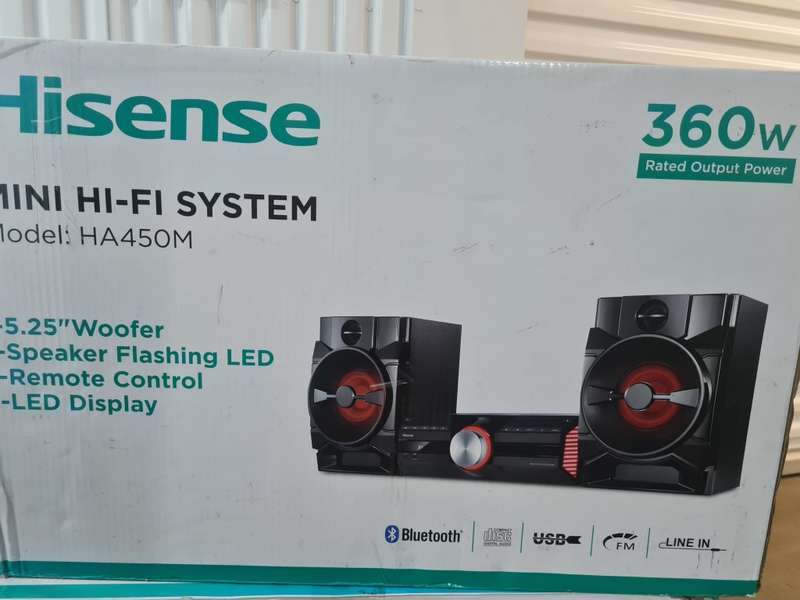 Hi-Fi Systems - HISENSE HA450M 360W BLUETOOTH HIFI SYSTEM was sold for ...