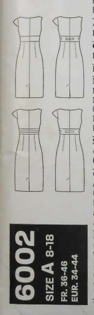 Patterns - NEW LOOK PATTERNS 6002 STUNNING HIGH WAIST DRESSES SIZE-8-18 ...