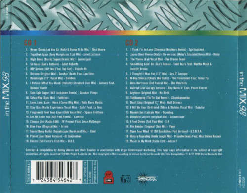 Dance - Various - In the Mix 98 Double CD Import for sale in ...