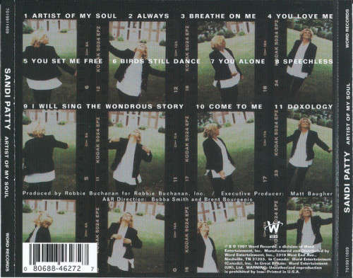 Religious - Sandi Patty - Artist of My Soul CD Import for sale in ...