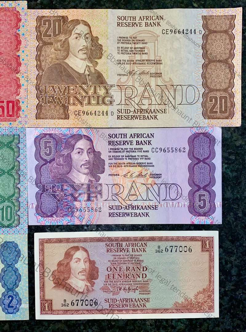 CL Stals - COMPLETE SET OF CL STALS & DECIMALS R50 TO R2AA --1ST ISSUE ...