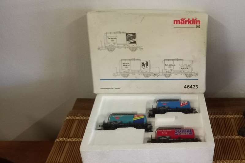 Rolling Stock - Marklin Tanker Set HO 3 x Extremely Rare Marklin ...
