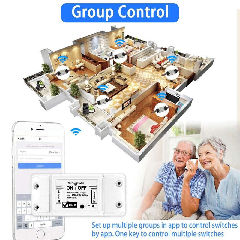 Smart Switches - WiFi smart light switch smart circuit breaker smart ...