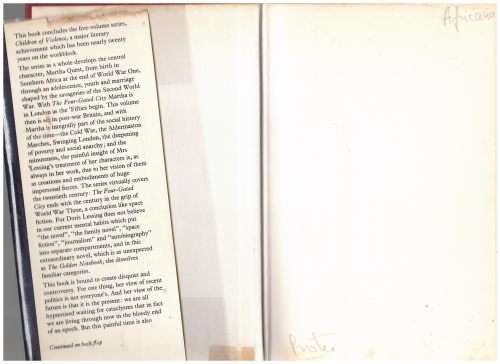 First Editions - The Four-Gated City -- Doris Lessing for sale in Cape ...