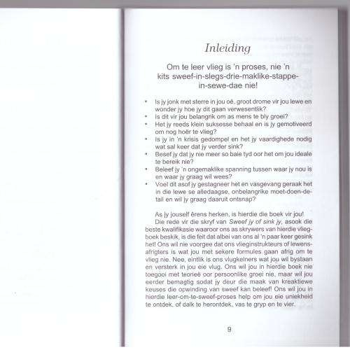 Afrikaans Non-Fiction - Sweef jy of sink jy?: kreatiewe keuses wat `n ...