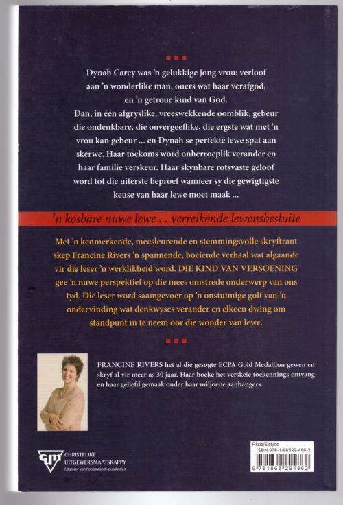 Afrikaans Fiction - Die Kind van versoening -- Francine Rivers for sale ...