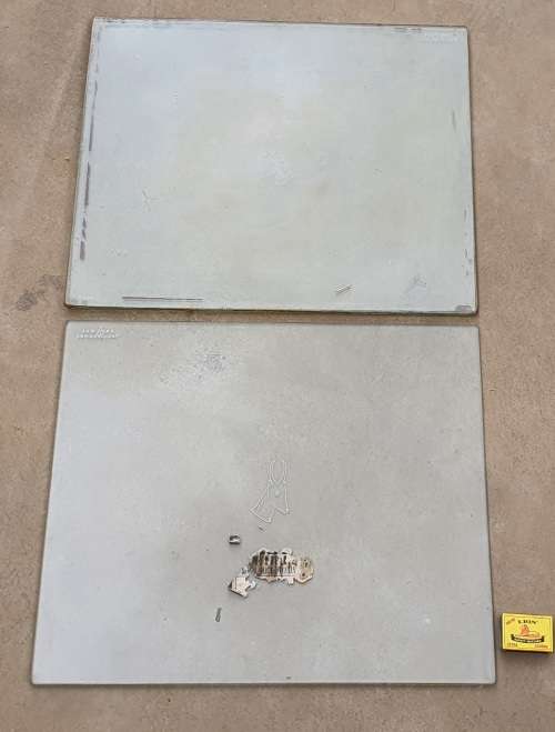 Rail - Original vintage SAR railway window glass panels with logo as ...